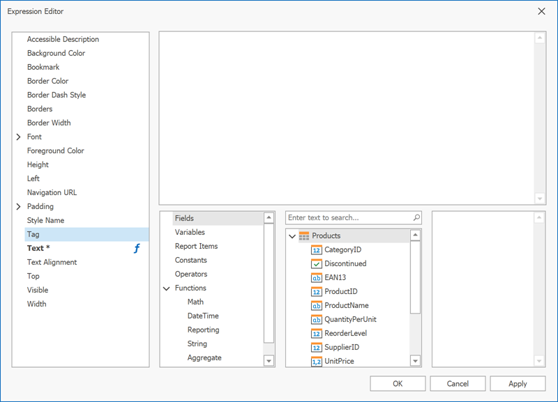 Übersicht über Ausdrücke | DevExpress End-User Documentation