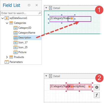 Feldliste | DevExpress End-User Documentation